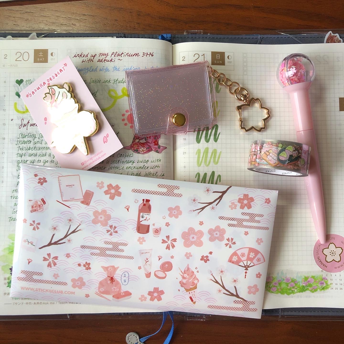 Spring time activities: Unboxing the Stickiiclub Hanami Box – PENGUINS ...